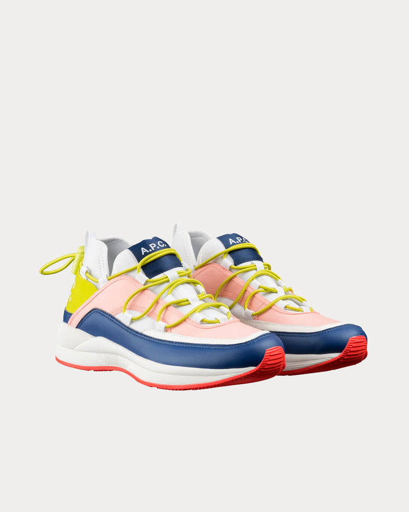 A.P.C. Men's Little Joe Pale Pink Low Top Sneakers & Trainers