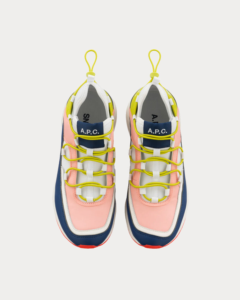 A.P.C. Men's Little Joe Pale Pink Low Top Sneakers & Trainers