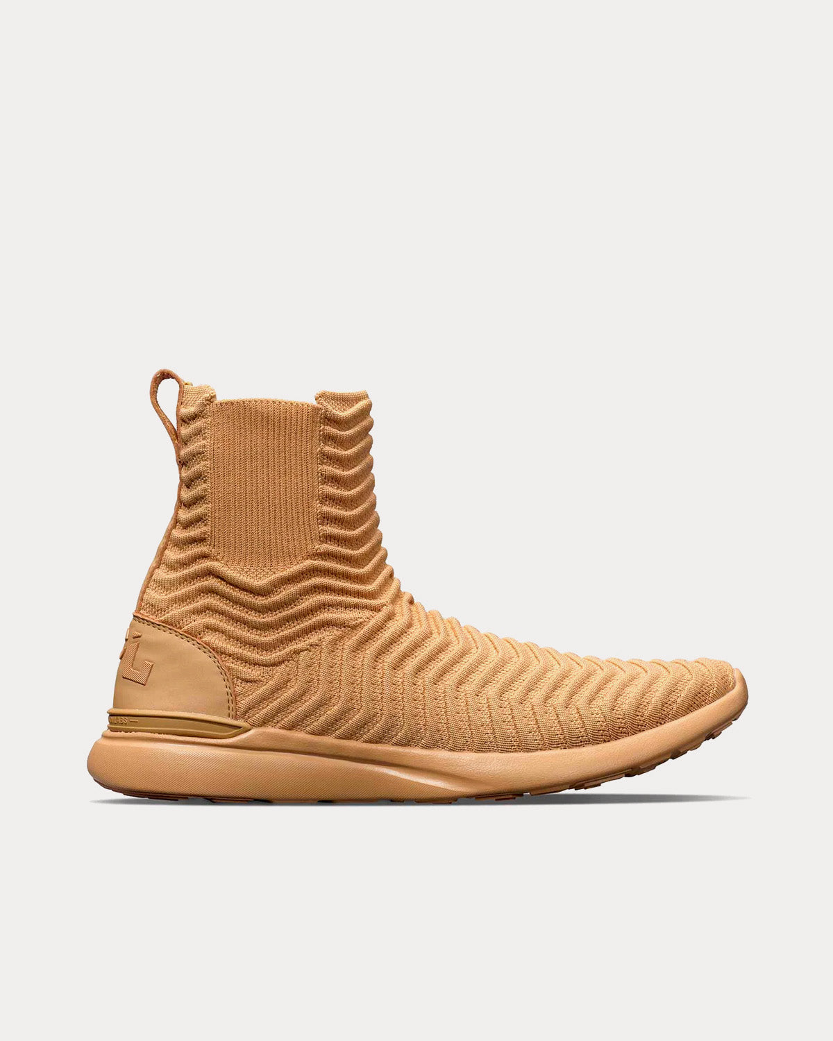 Athletic Propulsion Labs TechLoom Chelsea Tan High Top Sneakers - Sneak ...