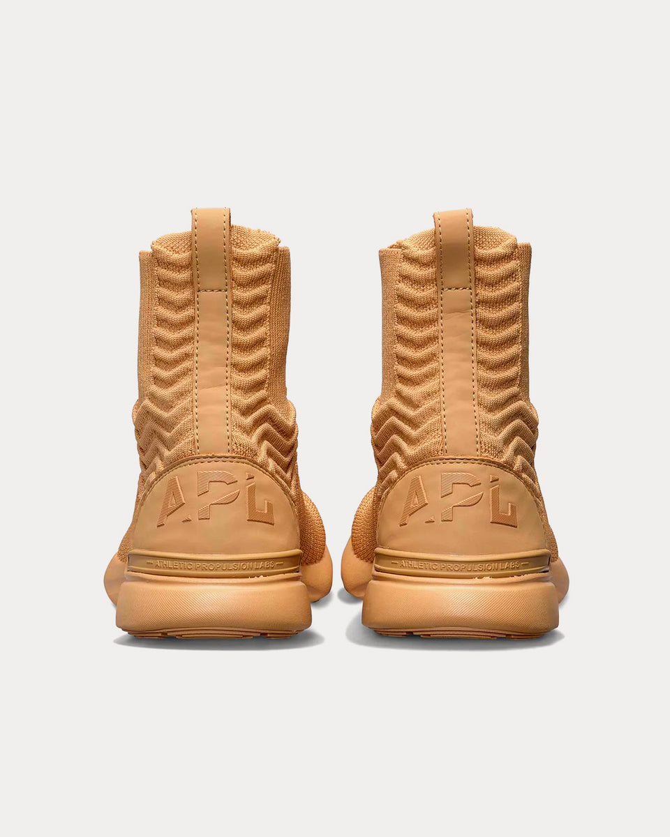 Athletic Propulsion Labs TechLoom Chelsea Tan High Top Sneakers - Sneak ...