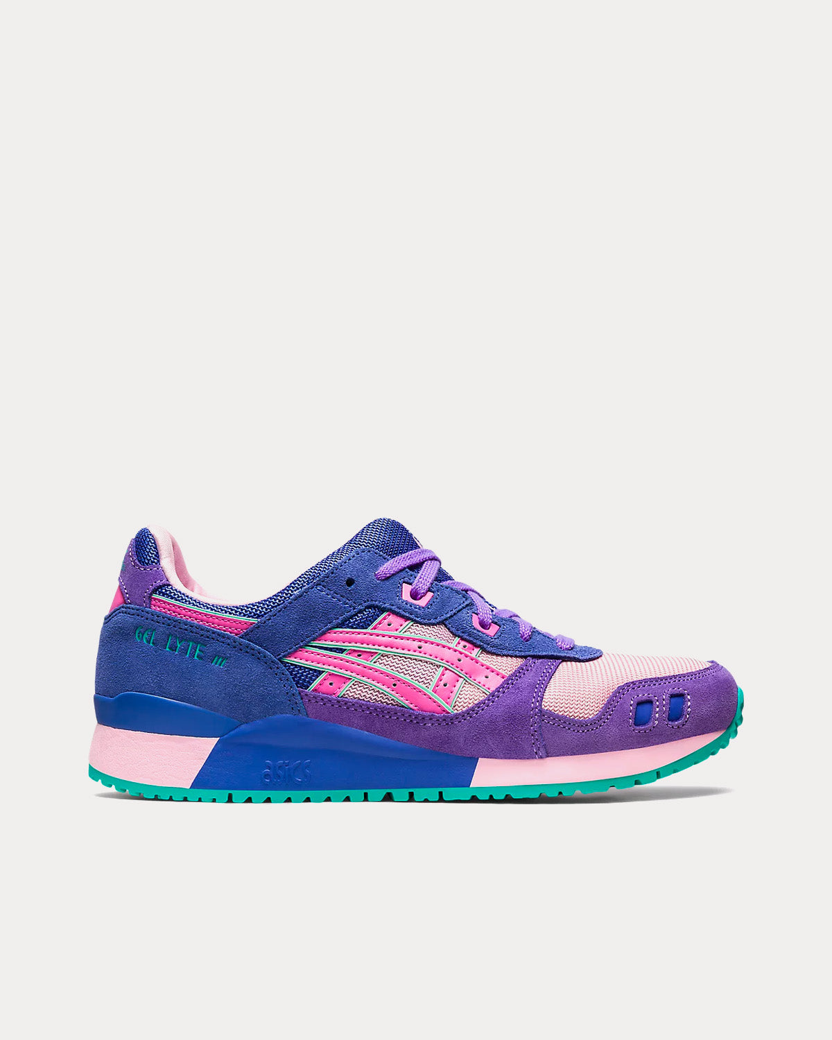 Asics Unisex Gel-Lyte III OG Cotton Candy / Bubblegum Low Top Sneakers ...