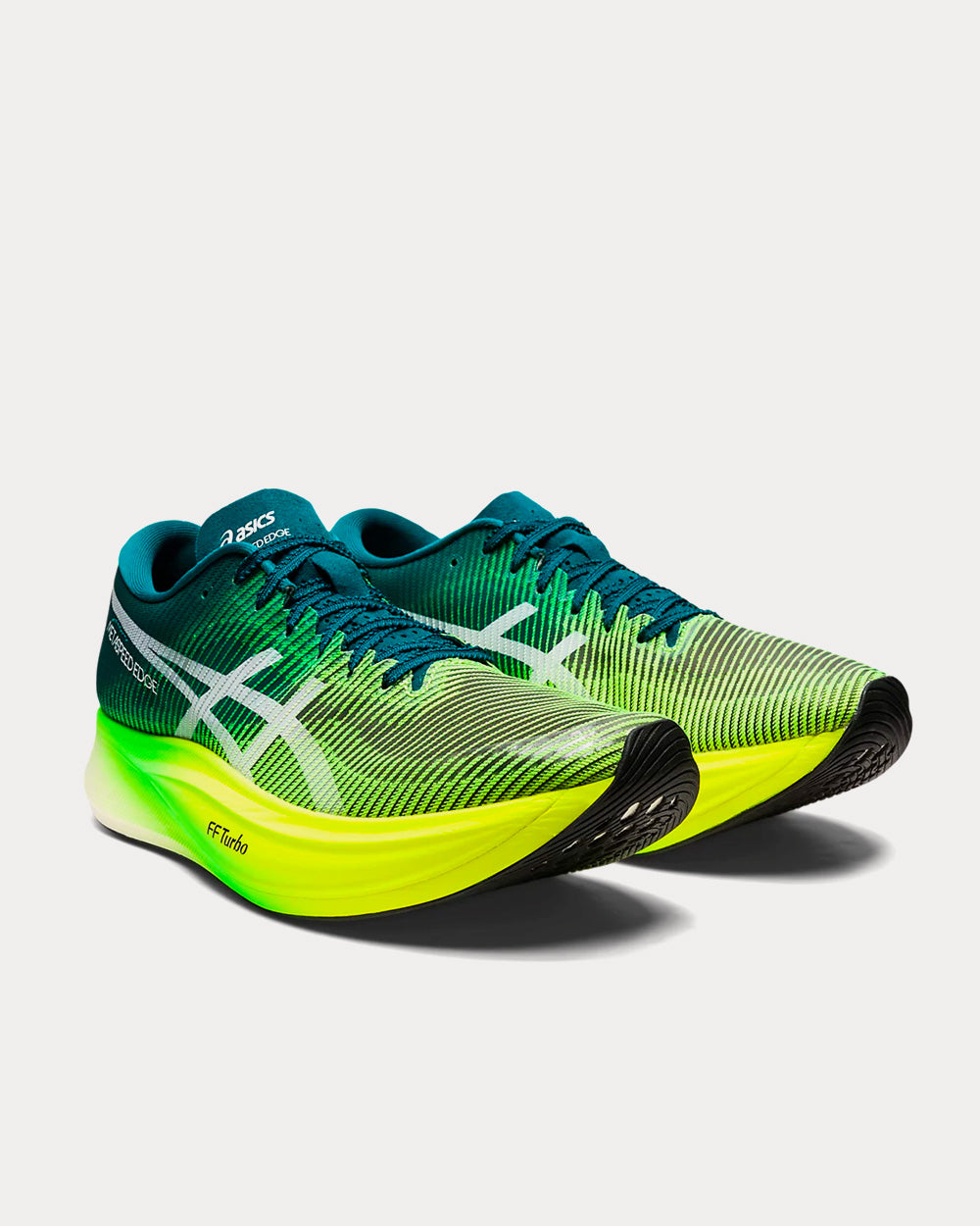 Asics Unisex Metaspeed Edge+ Velvet Pine / Safety Yellow Running Shoes