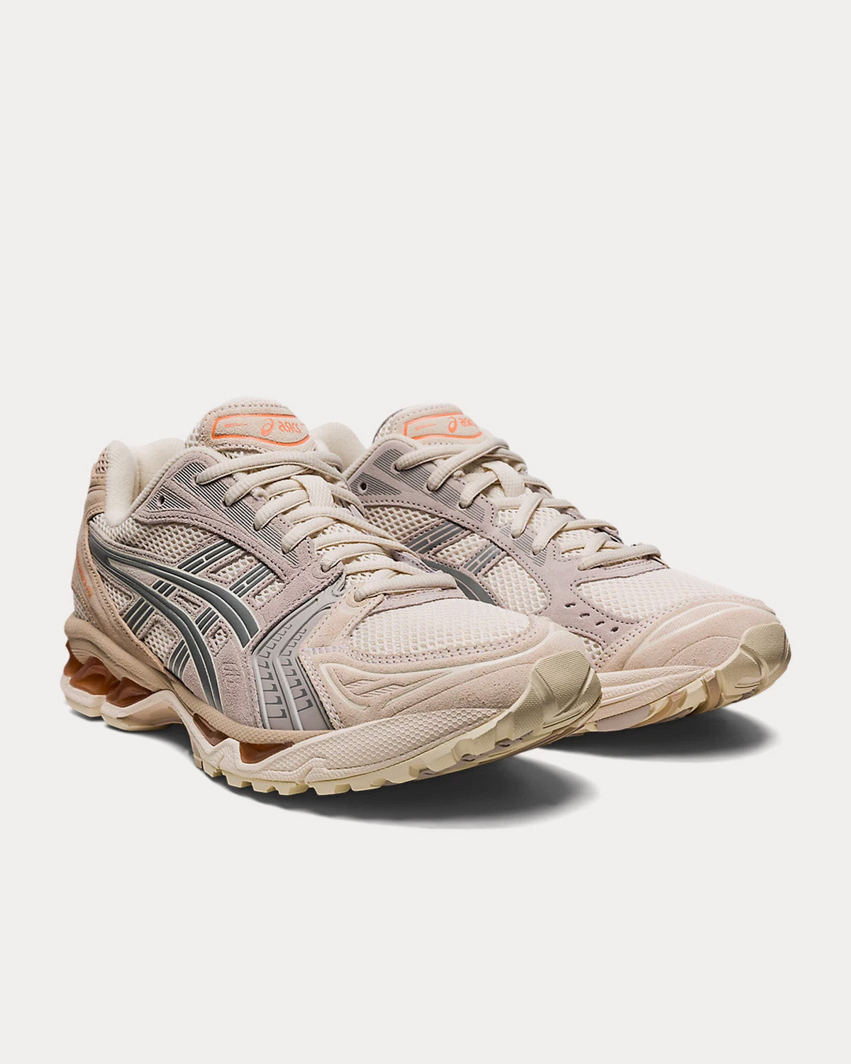 Asics Unisex GEL-KAYANO 14 Birch / Clay Grey Running Shoes