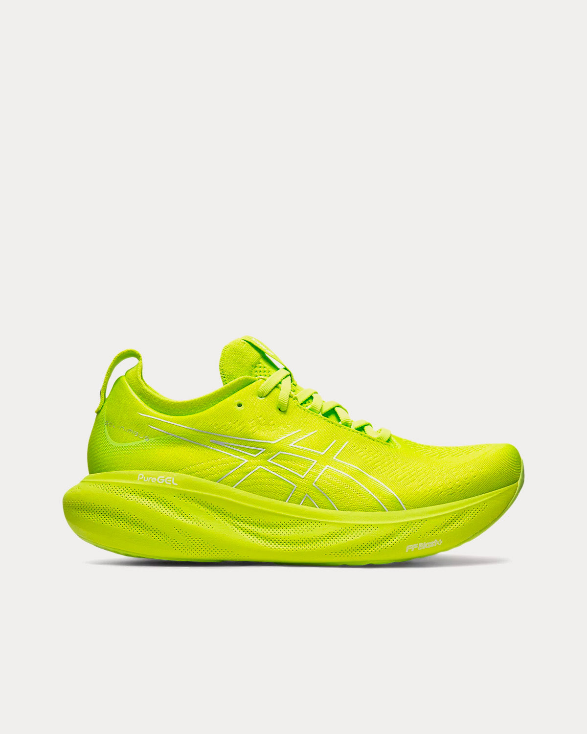 Asics Gel-Nimbus 25 Lime Zest / White Running Shoes - Sneak in Peace