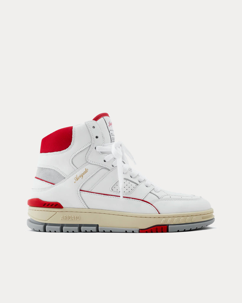 Axel Arigato Area Hi White / Red High Top Sneakers - Sneak in Peace