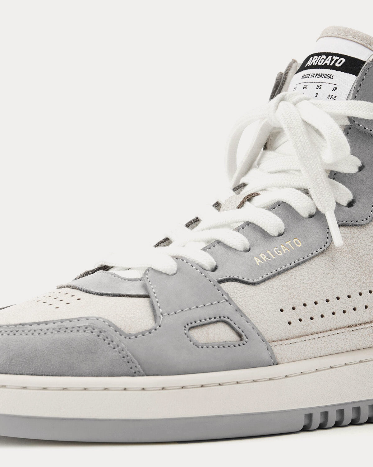 Axel Arigato Dice Hi Beige / Grey High Top Sneakers - Sneak in Peace