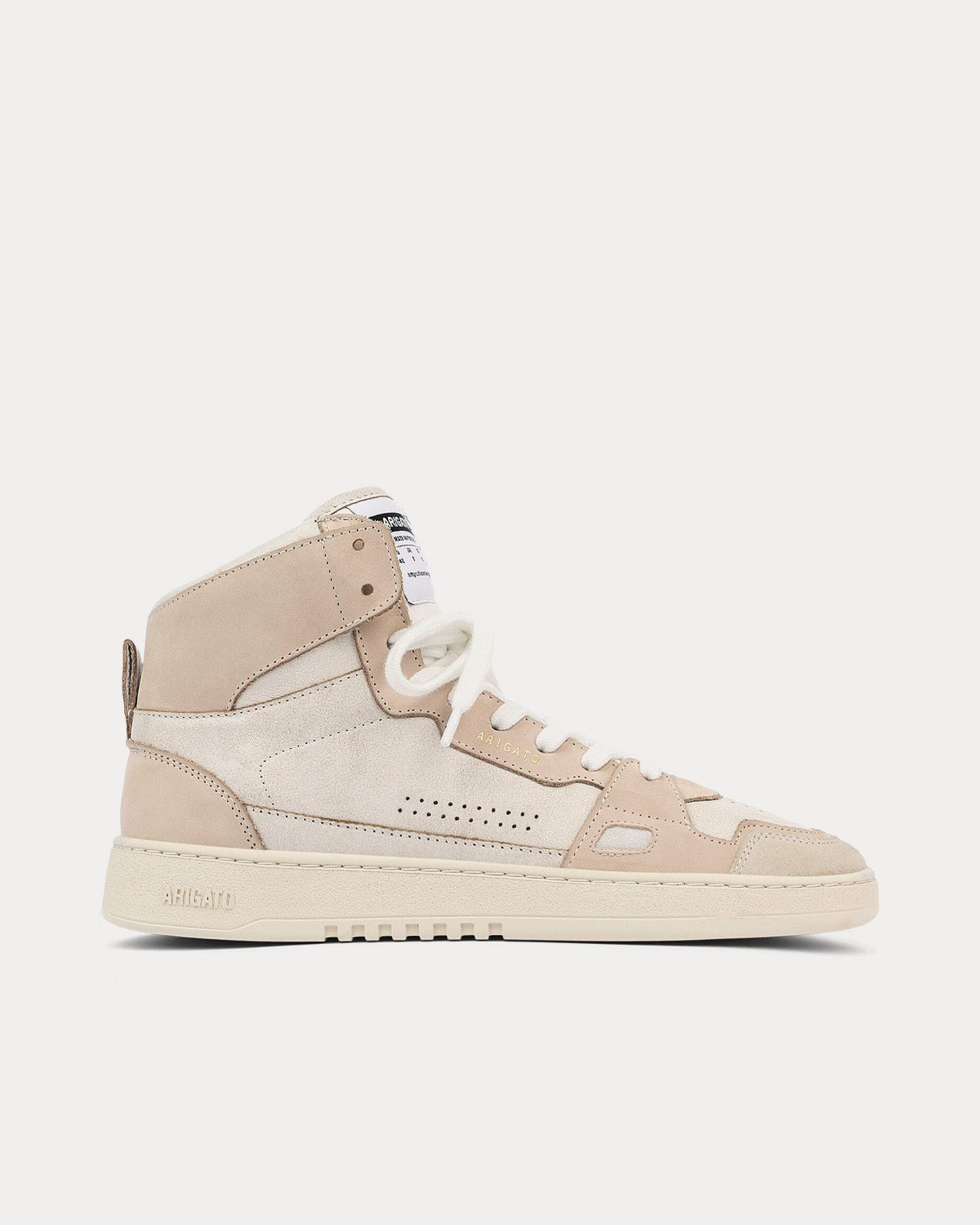Axel Arigato Dice Hi Beige High Top Sneakers - Sneak in Peace