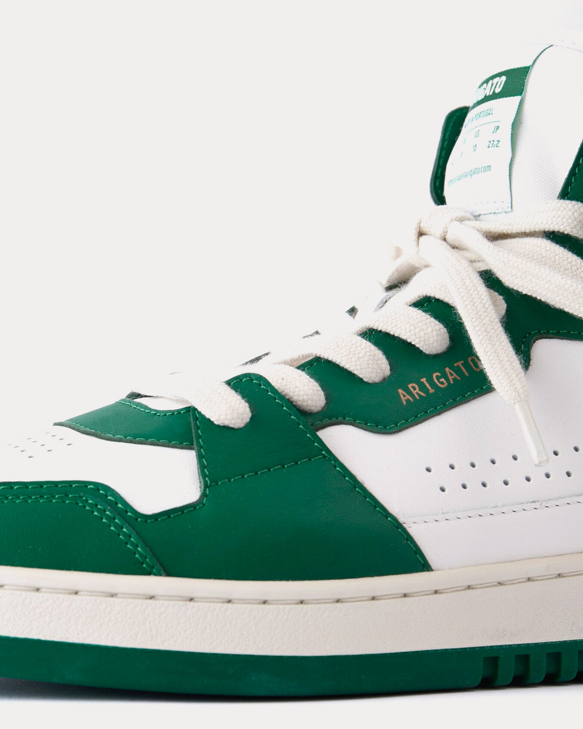 Axel Arigato Dice Hi White / Green High Top Sneakers - Sneak in Peace