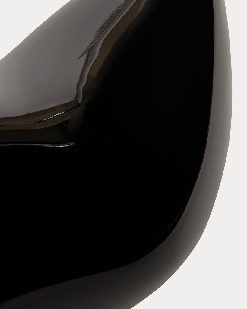 Balenciaga Technoclog Shiny Rubber Black Slip Ons - Sneak in Peace