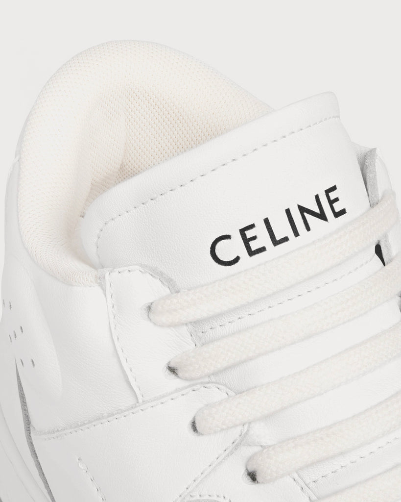 Celine CT-02 Mid With Scratch In Calfskin Optic White High Top Sneakers ...