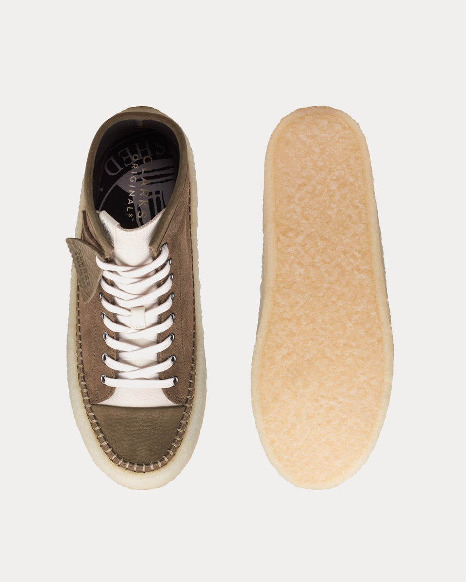 Clarks Caravan Mid Army High Top Sneakers - Sneak in Peace