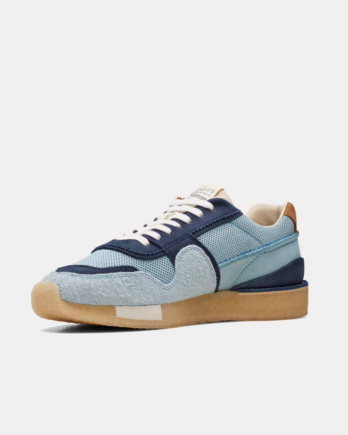 Clarks Men's Tor Run Blue Combi Low Top Sneakers & Trainers