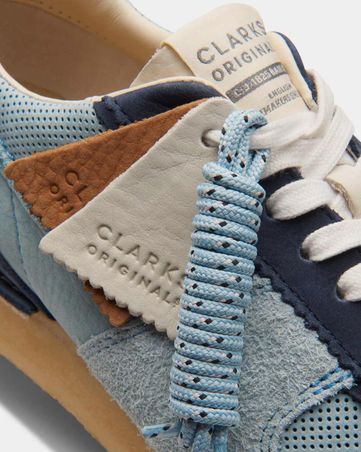 Clarks Men's Tor Run Blue Combi Low Top Sneakers & Trainers