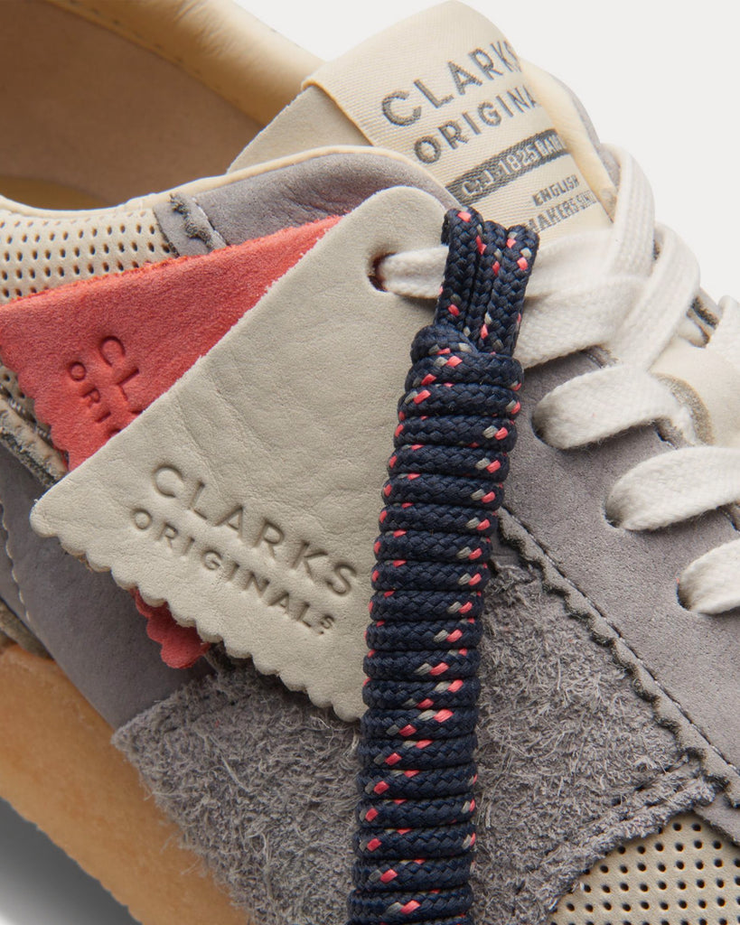 Clarks Tor Run Grey / White Low Top Sneakers - Sneak in Peace