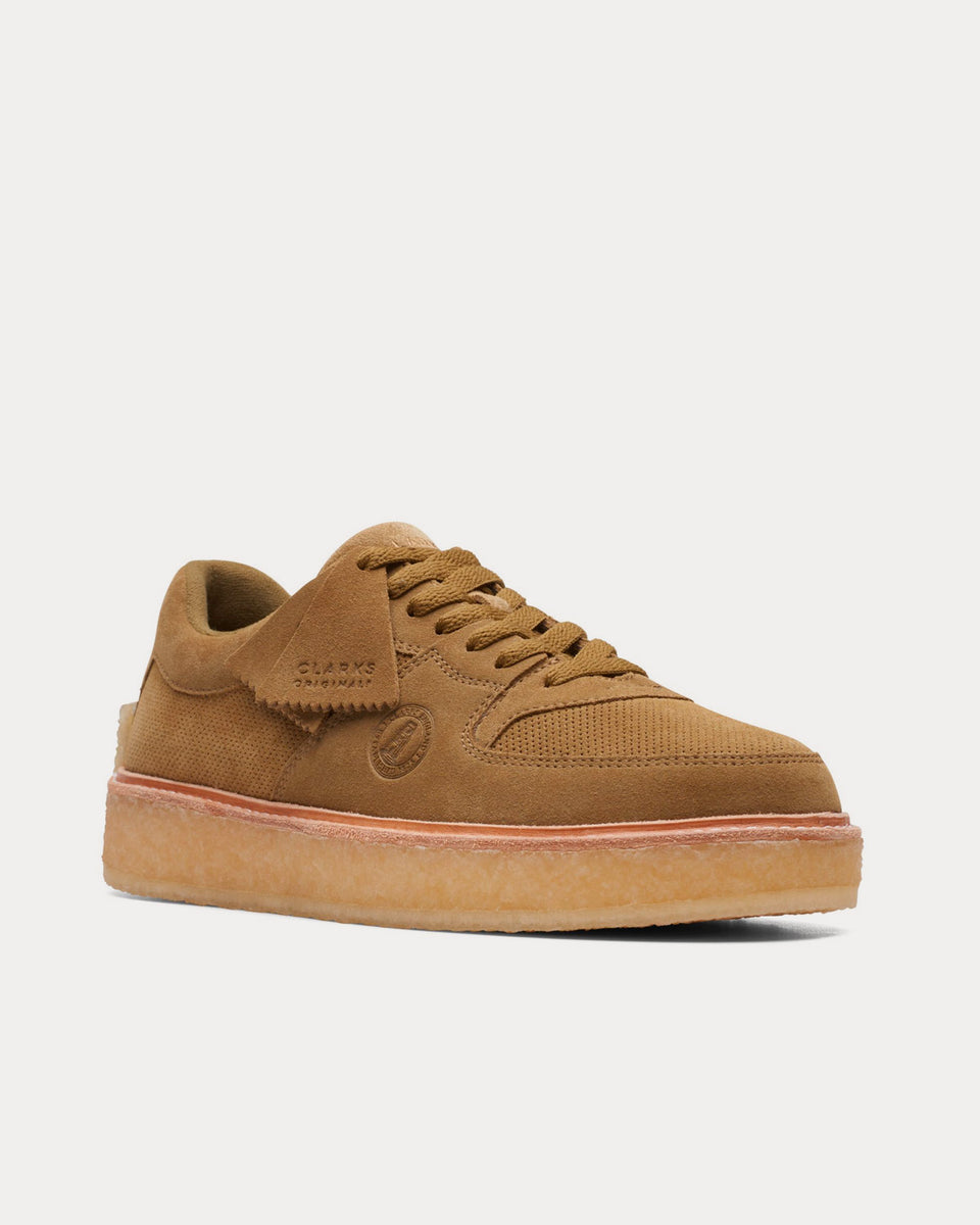 Clarks x Kith Sandford Dark Olive Low Top Sneakers - Sneak in Peace