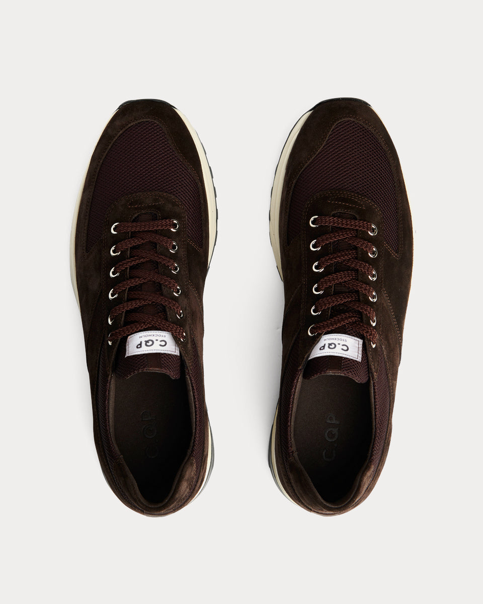 CQP Stride Dark Brown Low Top Sneakers - Sneak in Peace