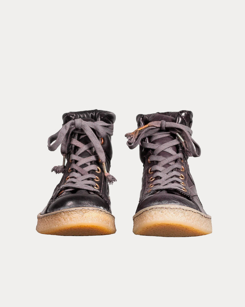 Culture of Brave Grit Black Mid Top Sneakers - Sneak in Peace
