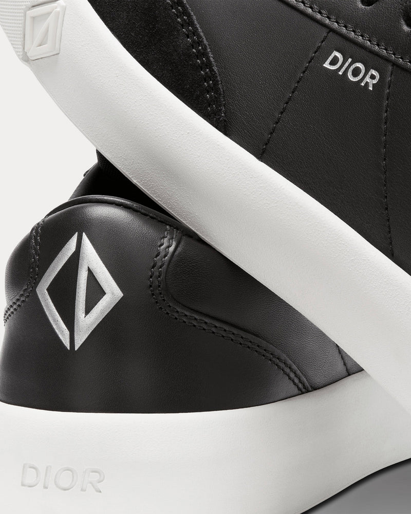 Dior Men's B101 Black Smooth Calfskin and Nubuck Low Top Sneakers ...