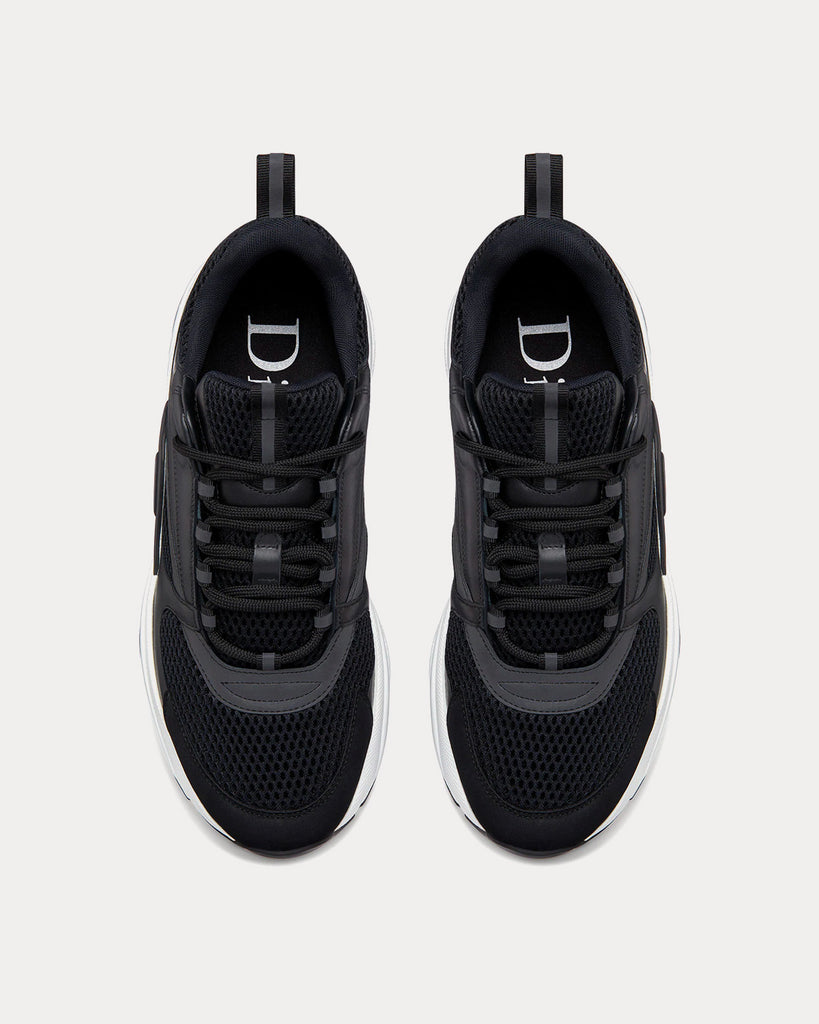 Dior B22 Technical Mesh & Calfskin Black / White Low Top Sneakers - Sneak in Peace