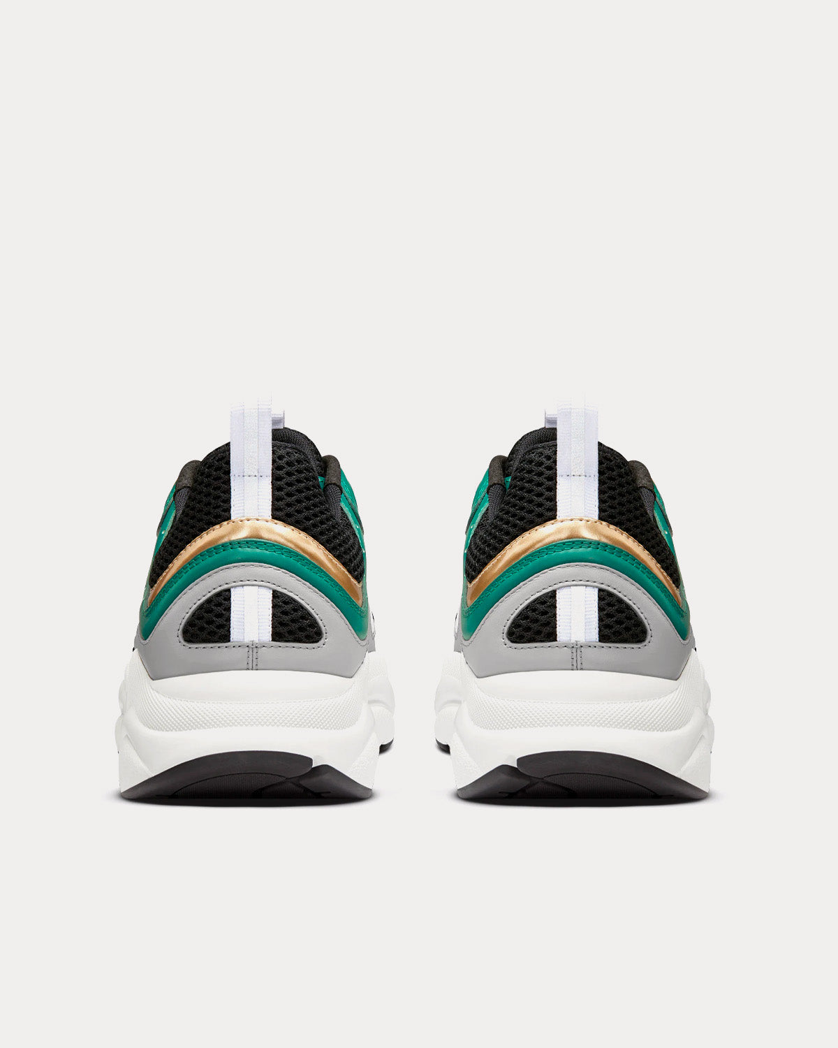 Dior B22 White and Black Technical Mesh with Green, White and Gold-Tone ...