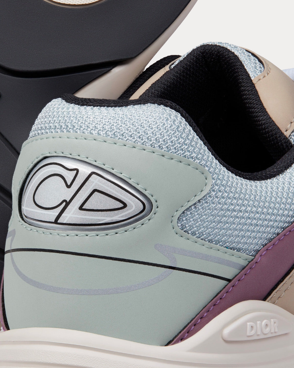 Dior B30 Gray Mesh with Light Green, Beige and Lavender Technical ...
