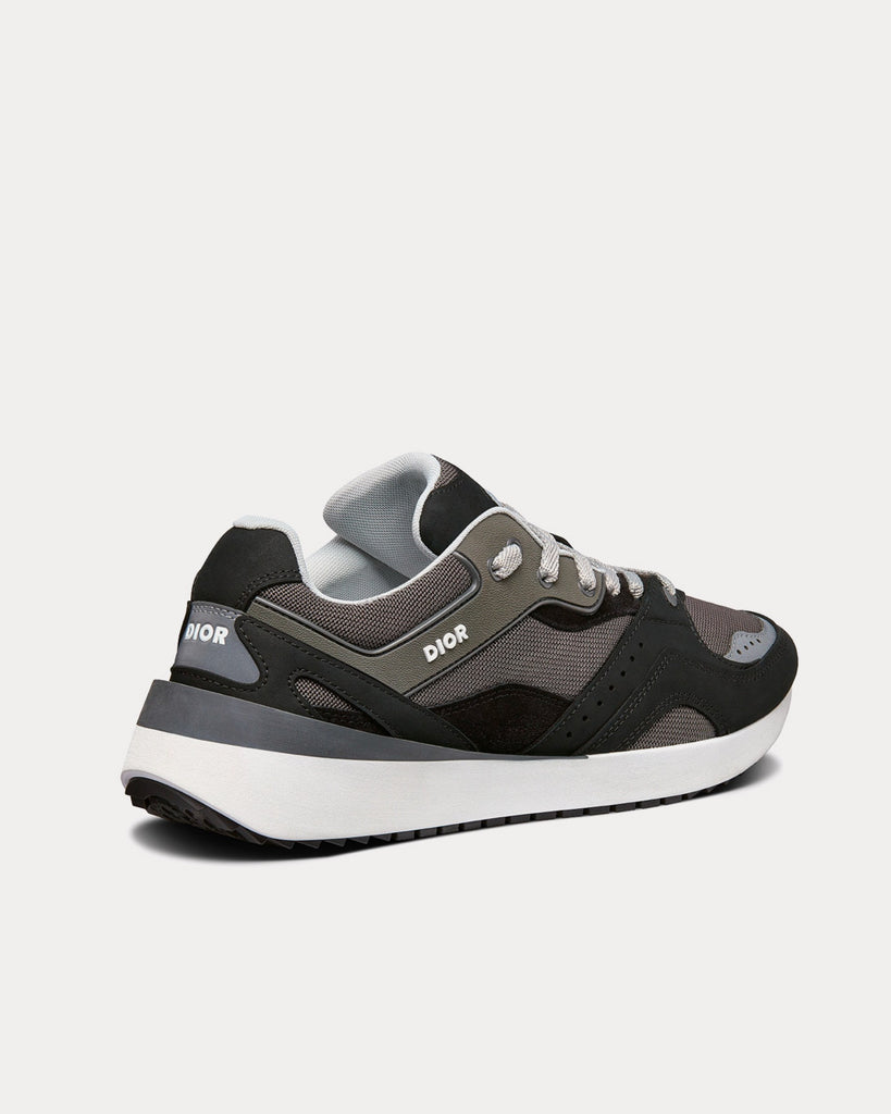 Dior B29 Gray Technical Mesh, Black Suede and Smooth Calfskin Low Top ...