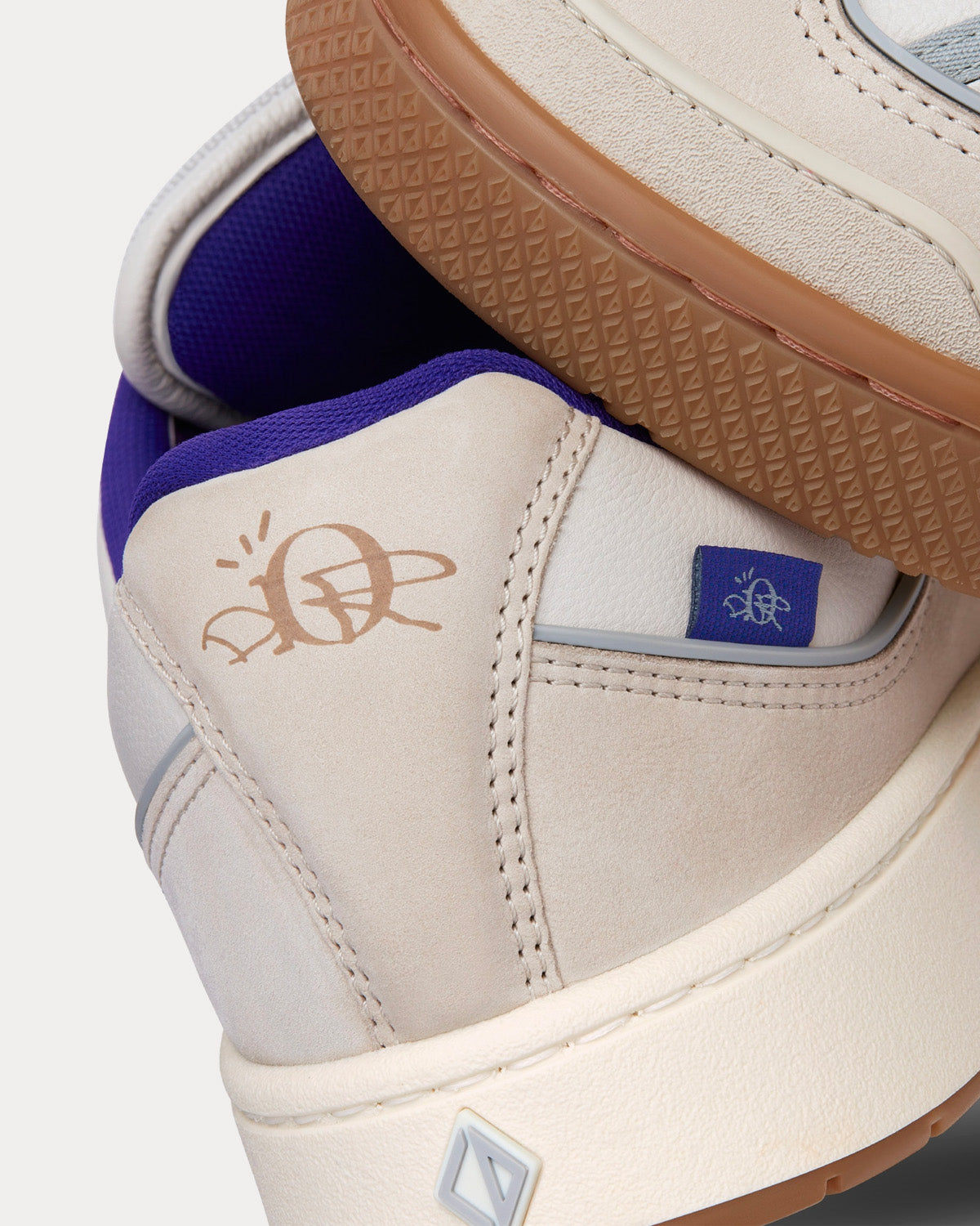 Dior x Travis Scott Men's B713 'Cactus Jack' Cream Grained Calfskin, Technical Mesh and Nubuck ...