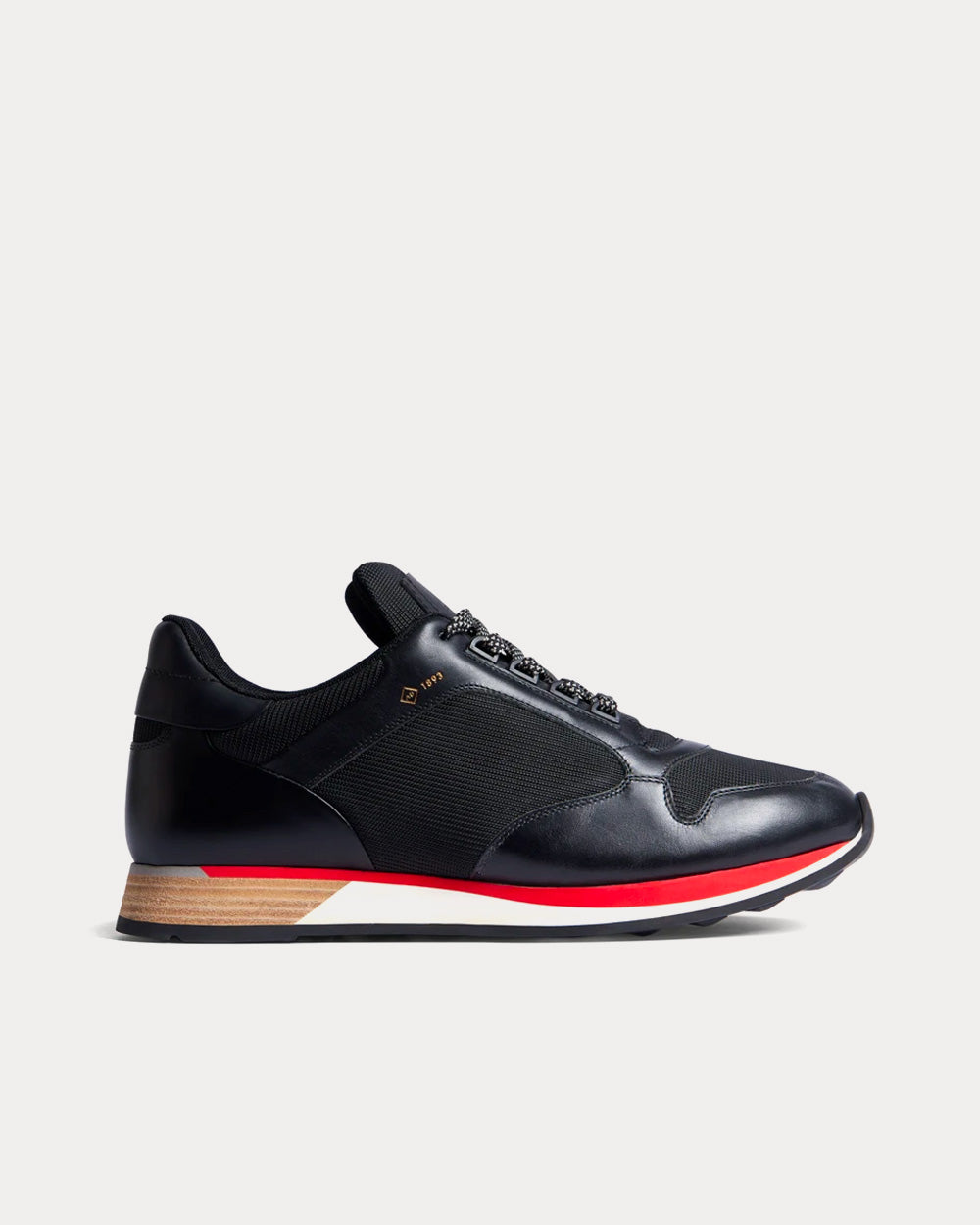 Dunhill Men's Duke Mesh Runner Black Low Top Sneakers & Trainers