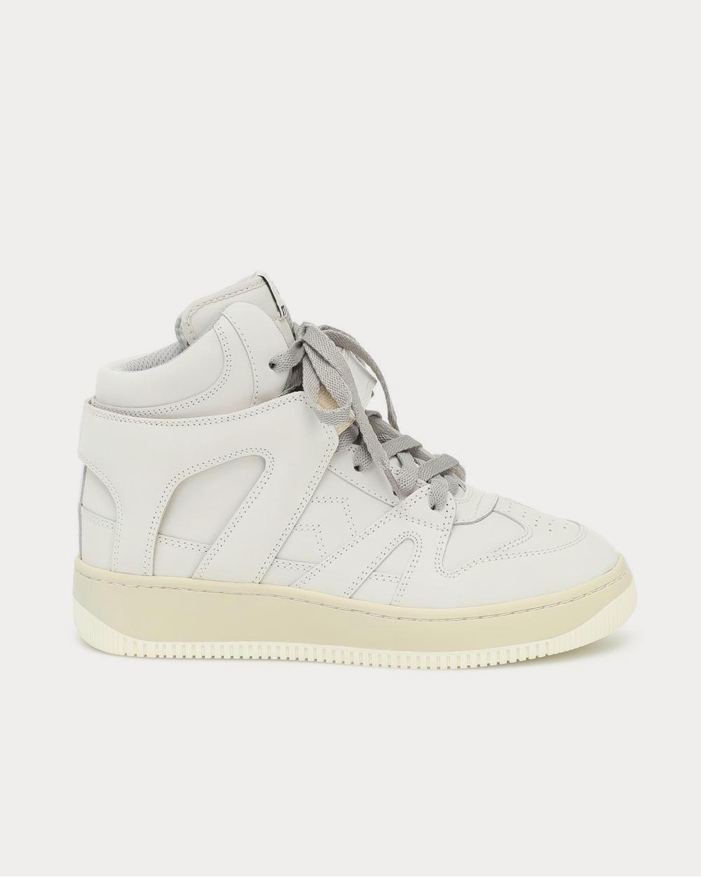 Isabel Marant Brooklee leather high-top Chalk High Top Sneakers & Trainers