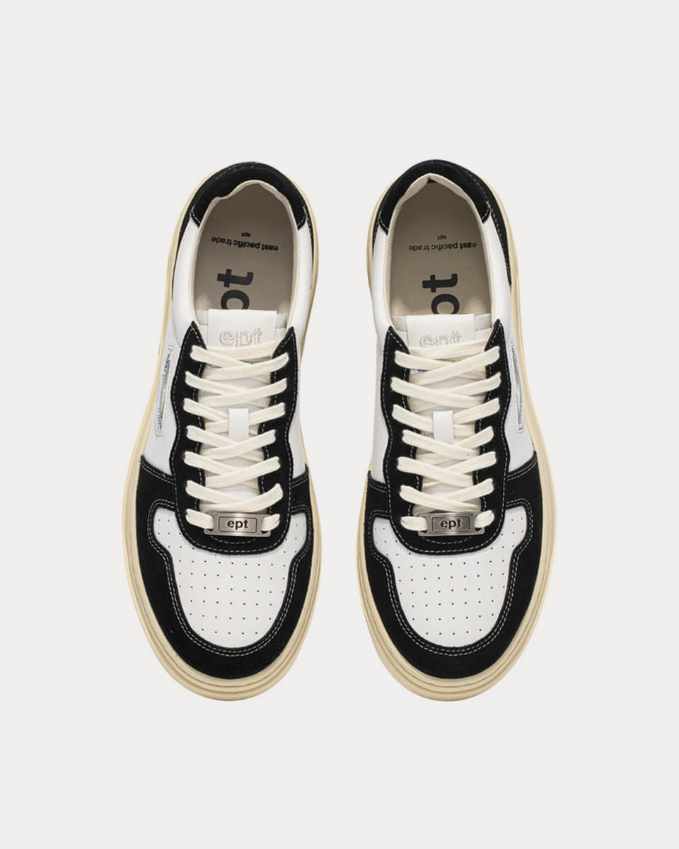East Pacific Trade Court Black / White Low Top Sneakers - Sneak in Peace