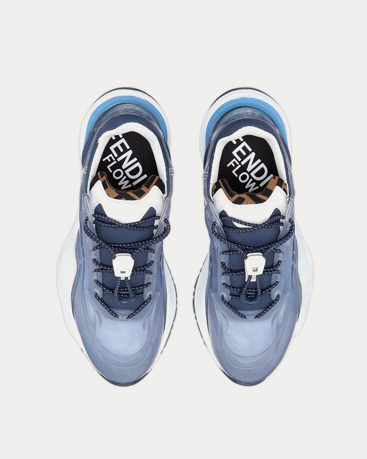 Fendi Flow Nylon Light Blue Low Top Sneakers - Sneak in Peace