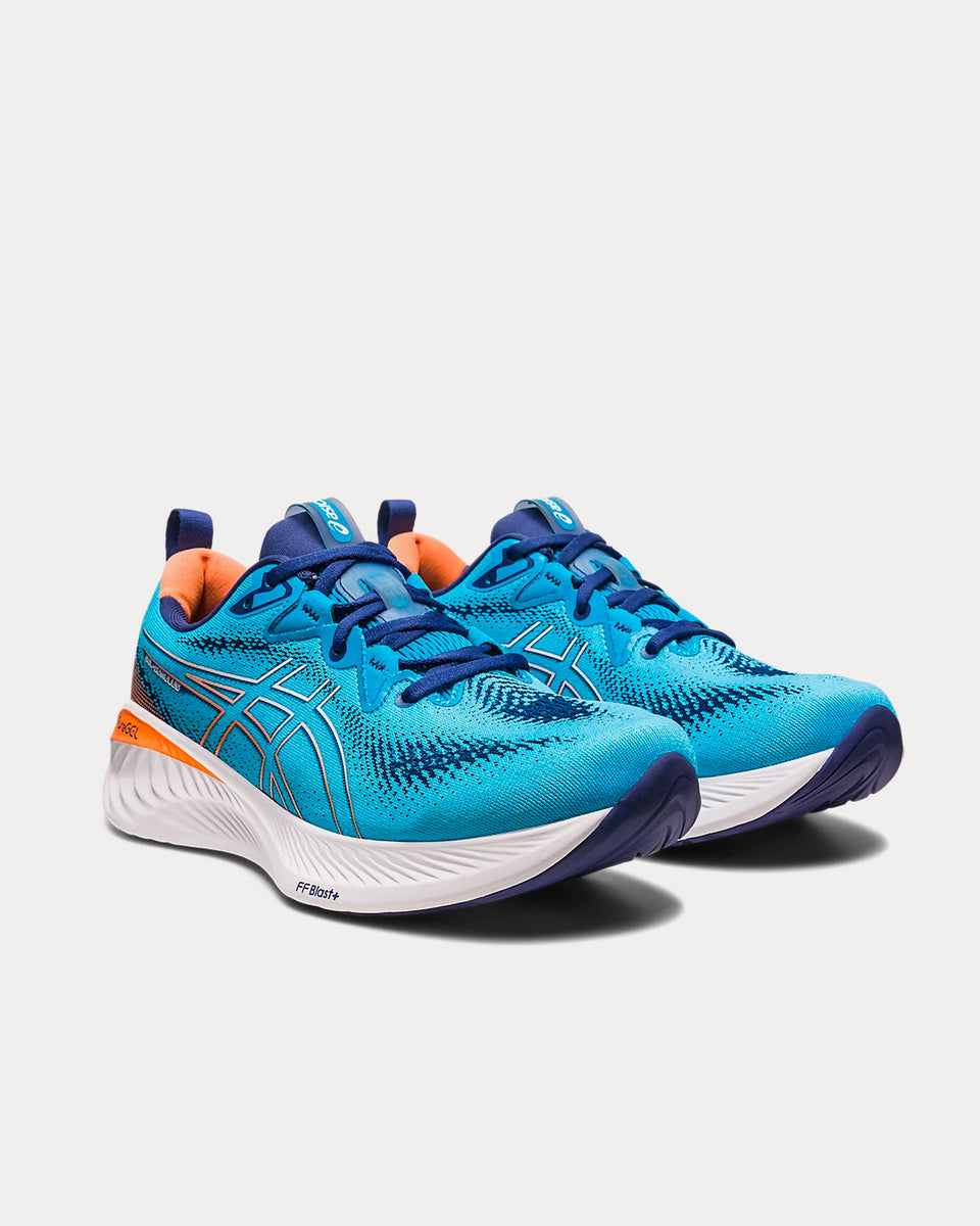 Asics Gel-Cumulus 25 Island Blue / Sun Peach Running Shoes - Sneak in Peace