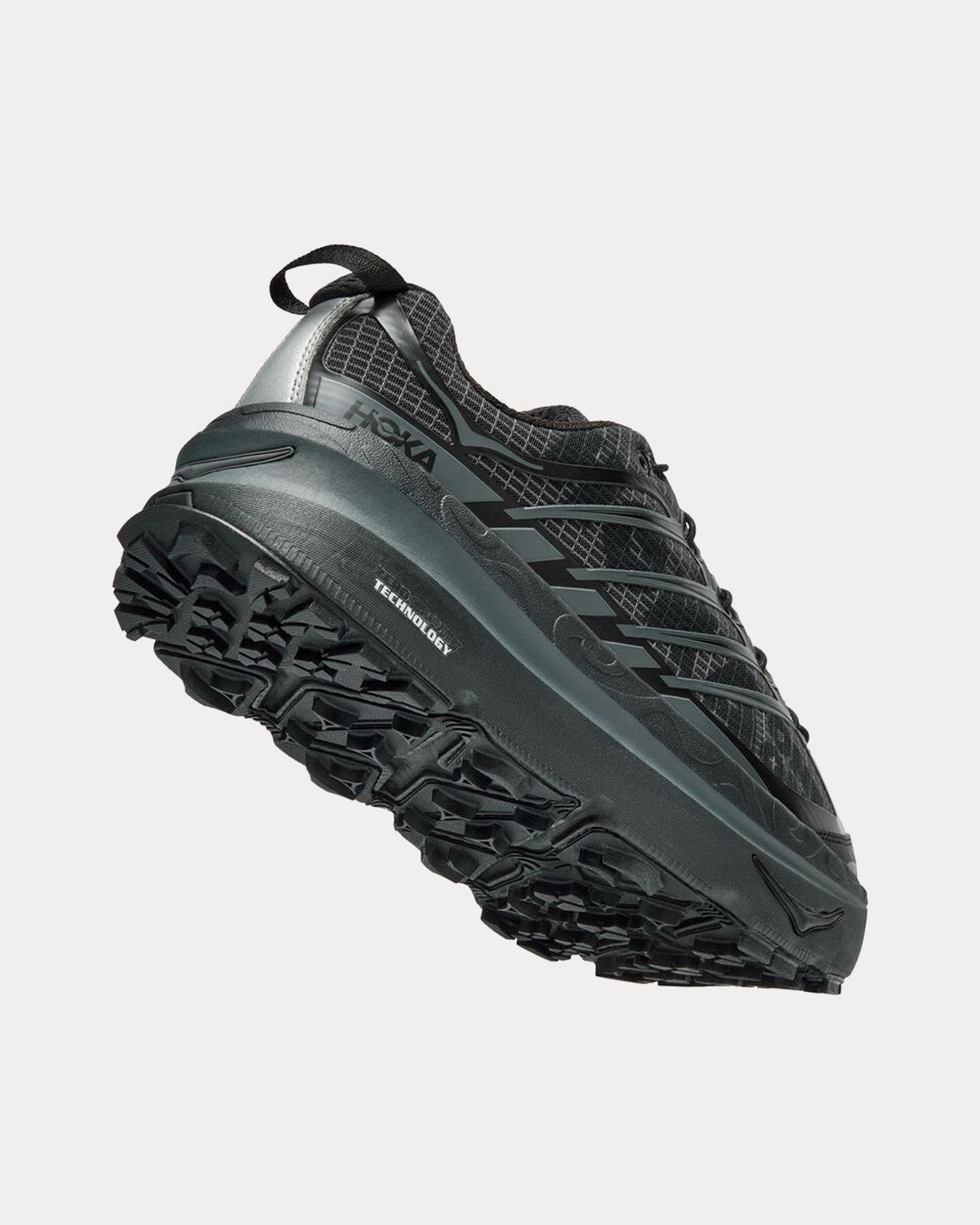 Hoka Mafate Origins Black Running Shoes - Sneak in Peace