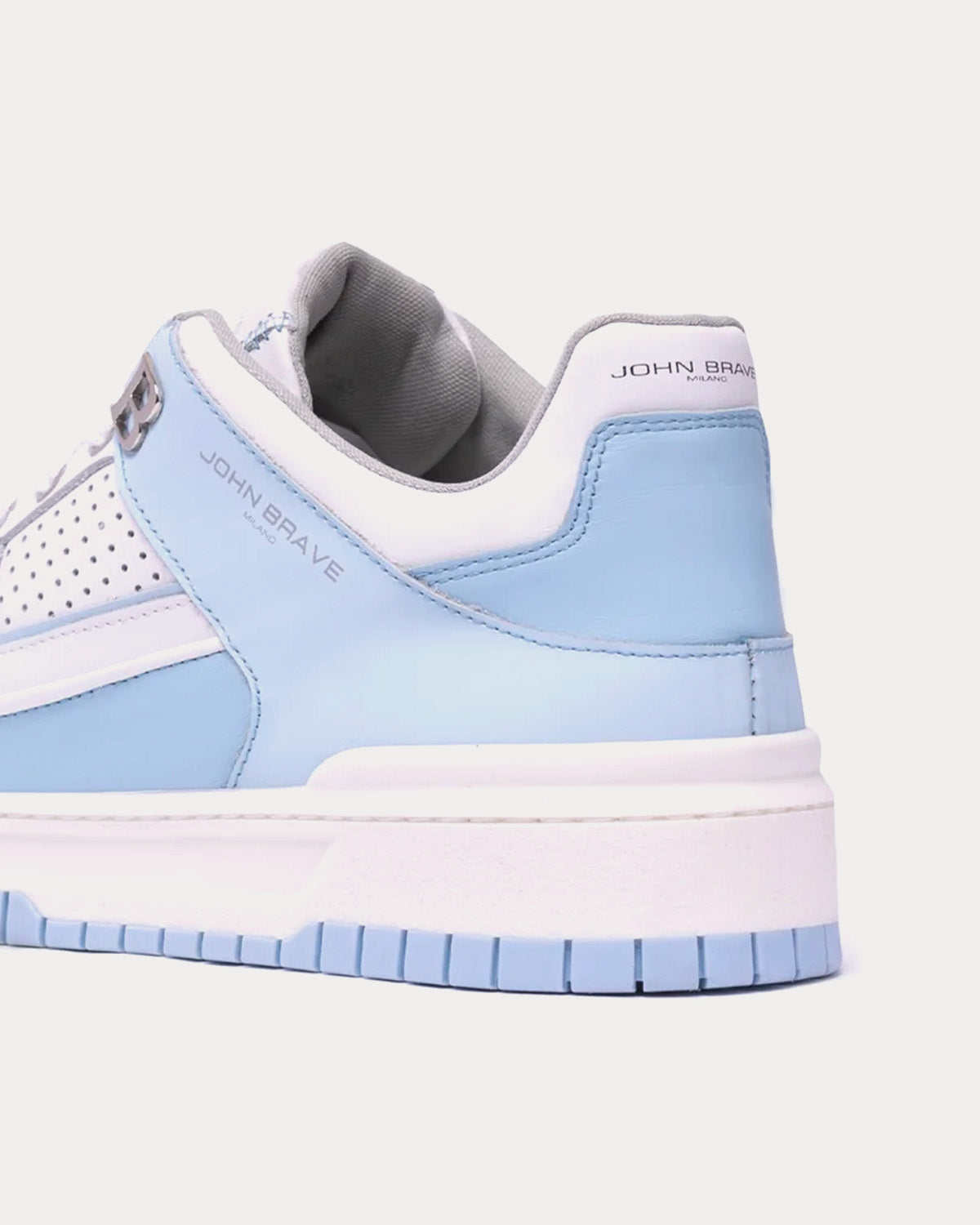 John Brave Men's Rome Baby Blue Low Top Sneakers & Trainers