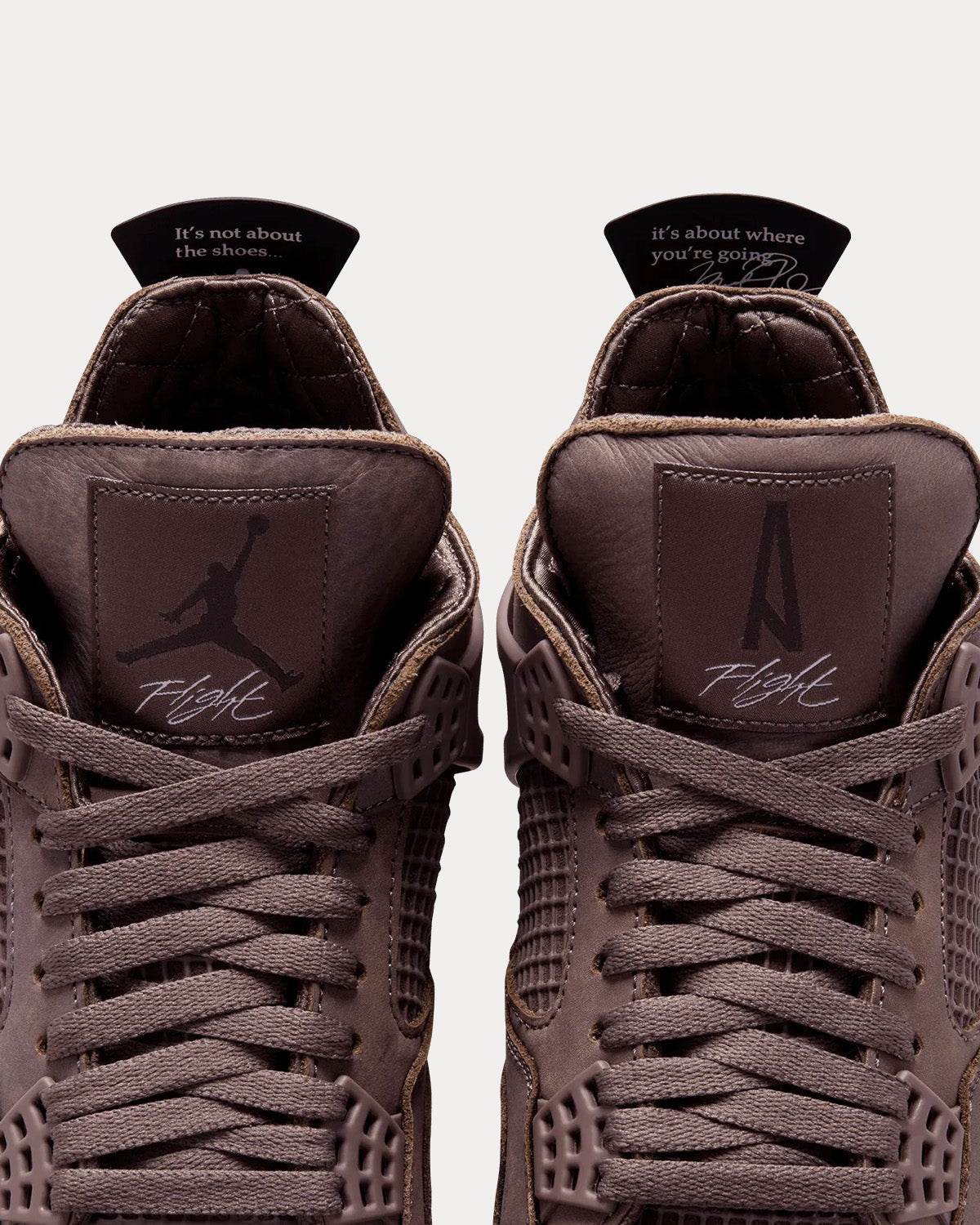 Jordan x A Ma Maniere Men's Air Jordan 4 Violet Ore / Ash / Black High ...