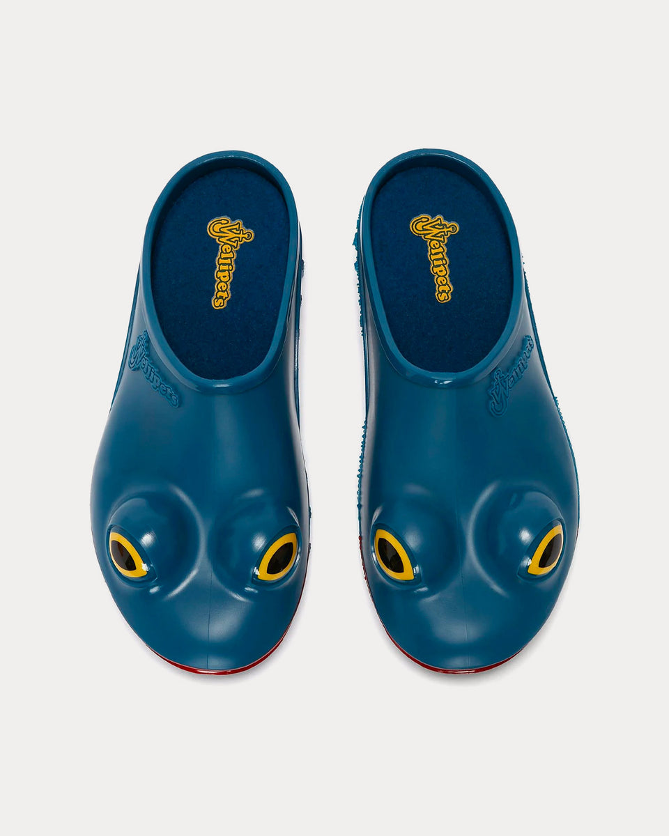 JW Anderson x Wellipets Frog Loafer Blue Slip Ons - Sneak in Peace