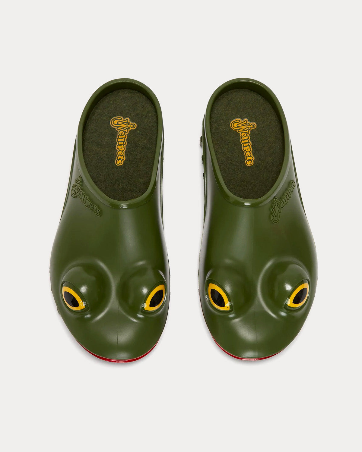 JW Anderson x Wellipets Frog Loafer Green Slip Ons - Sneak in Peace