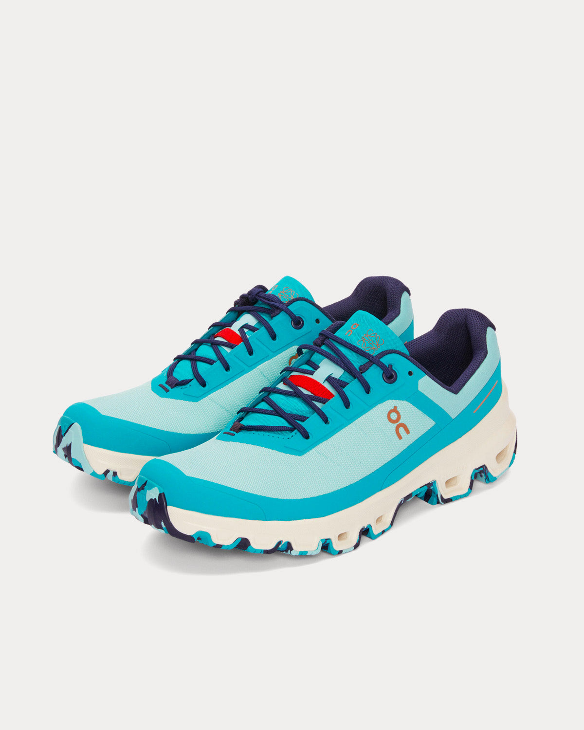 On Running x Loewe Cloudventure Polyester Pale Turquoise Running Shoes ...