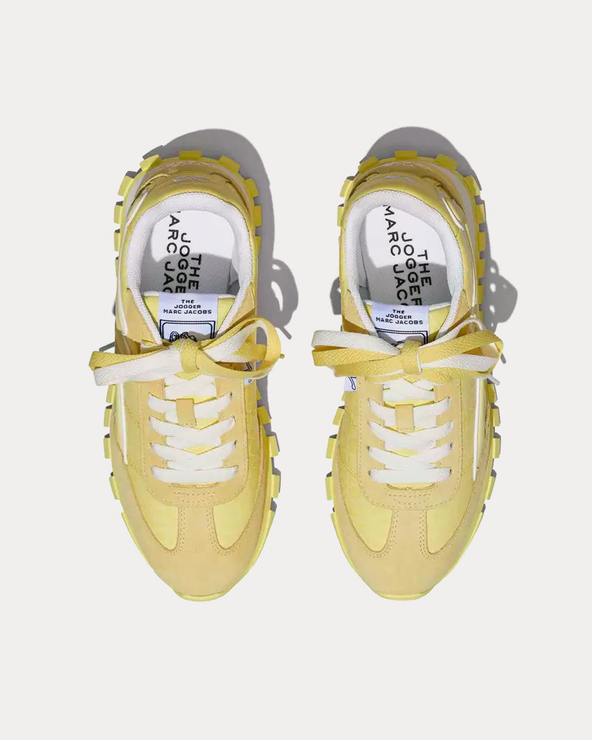 Marc Jacobs The Croc-Embossed Jogger Tender Yellow Low Top Sneakers ...