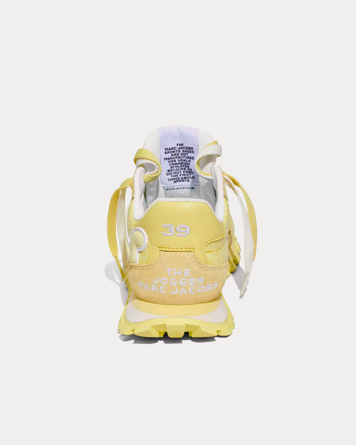 Marc Jacobs The Croc-Embossed Jogger Tender Yellow Low Top Sneakers ...