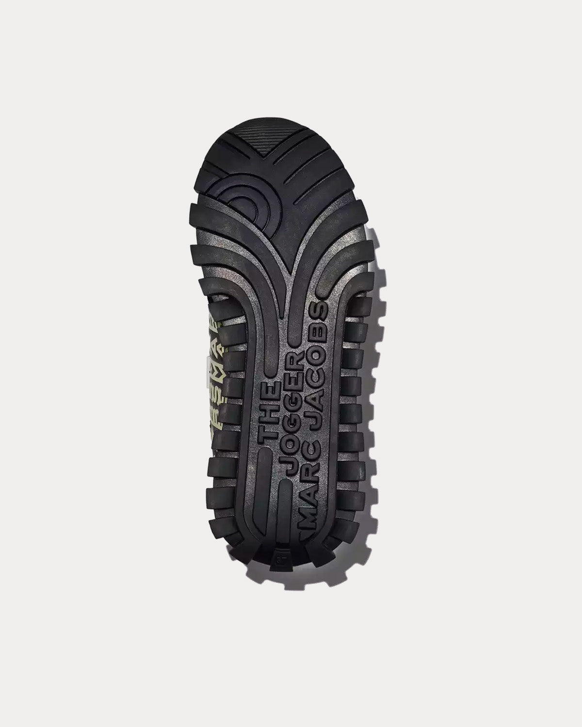 Marc Jacobs Unisex Monogram Leather Jogger Black / White Low Top ...