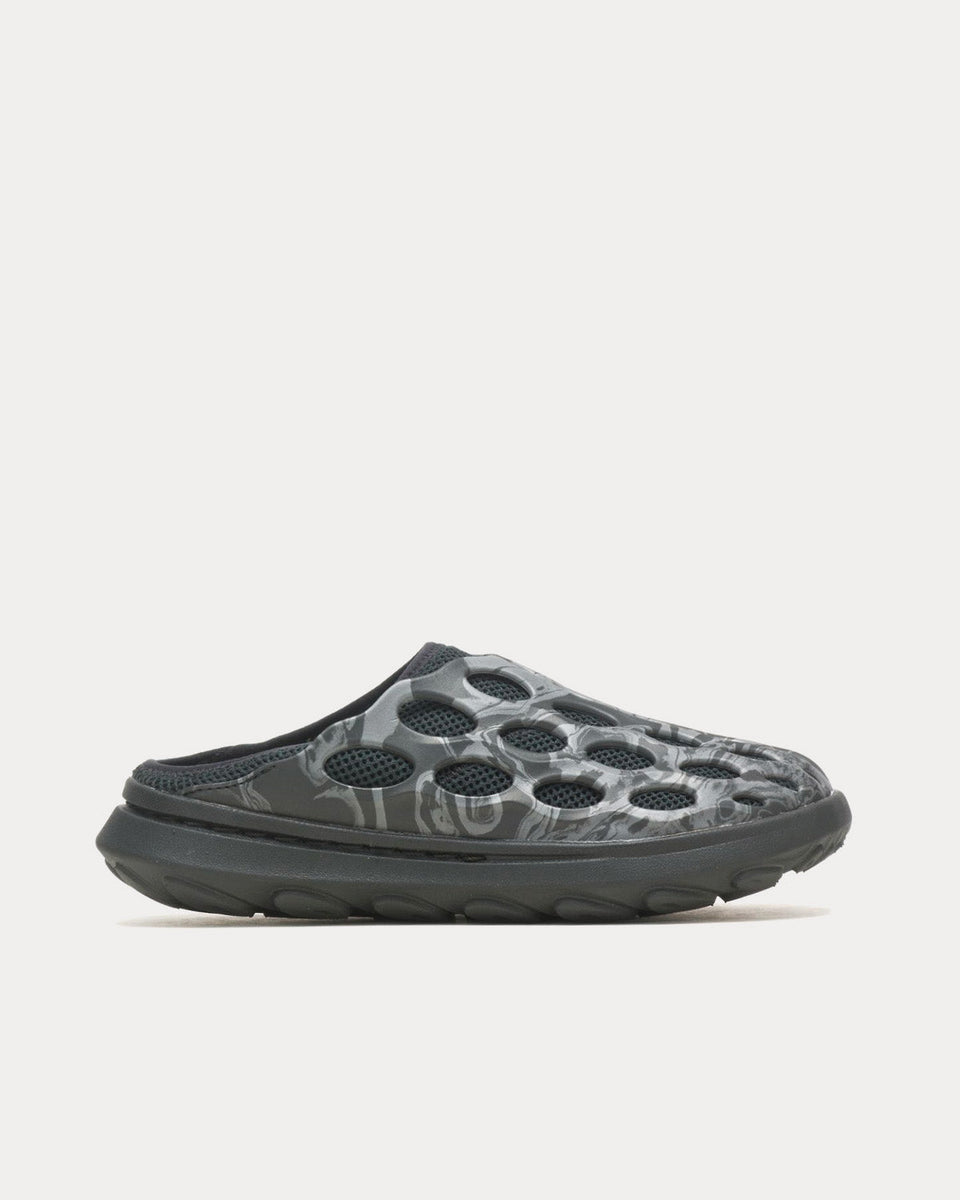Merrell 1TRL Hut Moc 2 Hydro Mule Black Slip Ons - Sneak in Peace