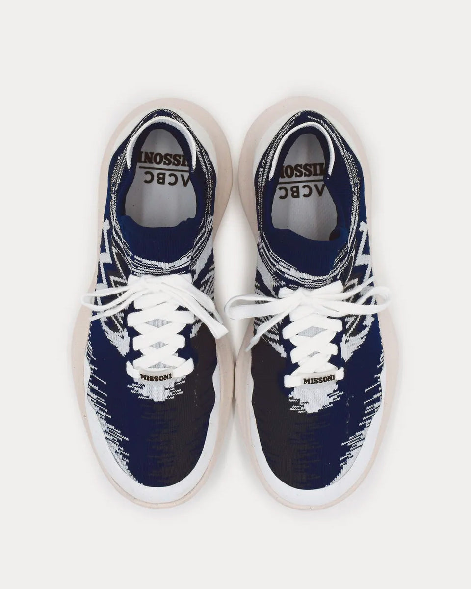 Missoni x ACBC Fly Navy / White Low Top Sneakers - Sneak in Peace