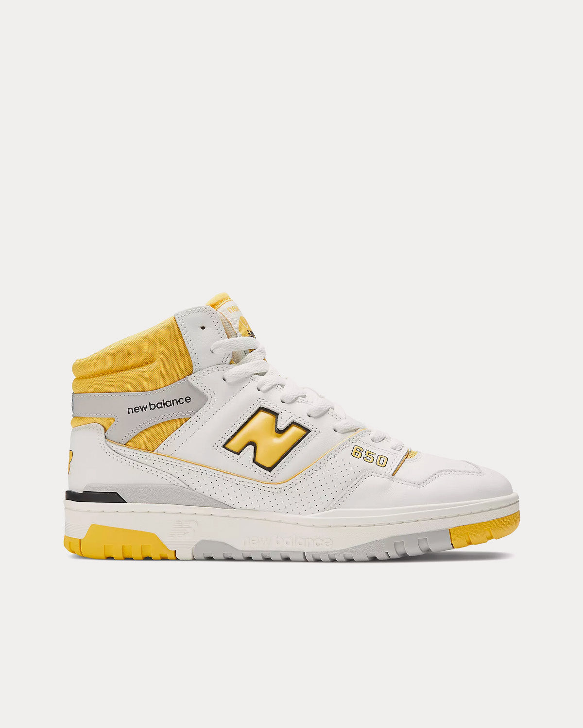 New Balance Men's 650 White / Honeycomb / Raincloud High Top Sneakers