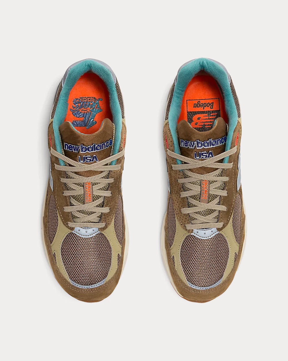 New Balance x Bodega 990v3 Bodega Here To Stay Green Low Top Sneakers ...