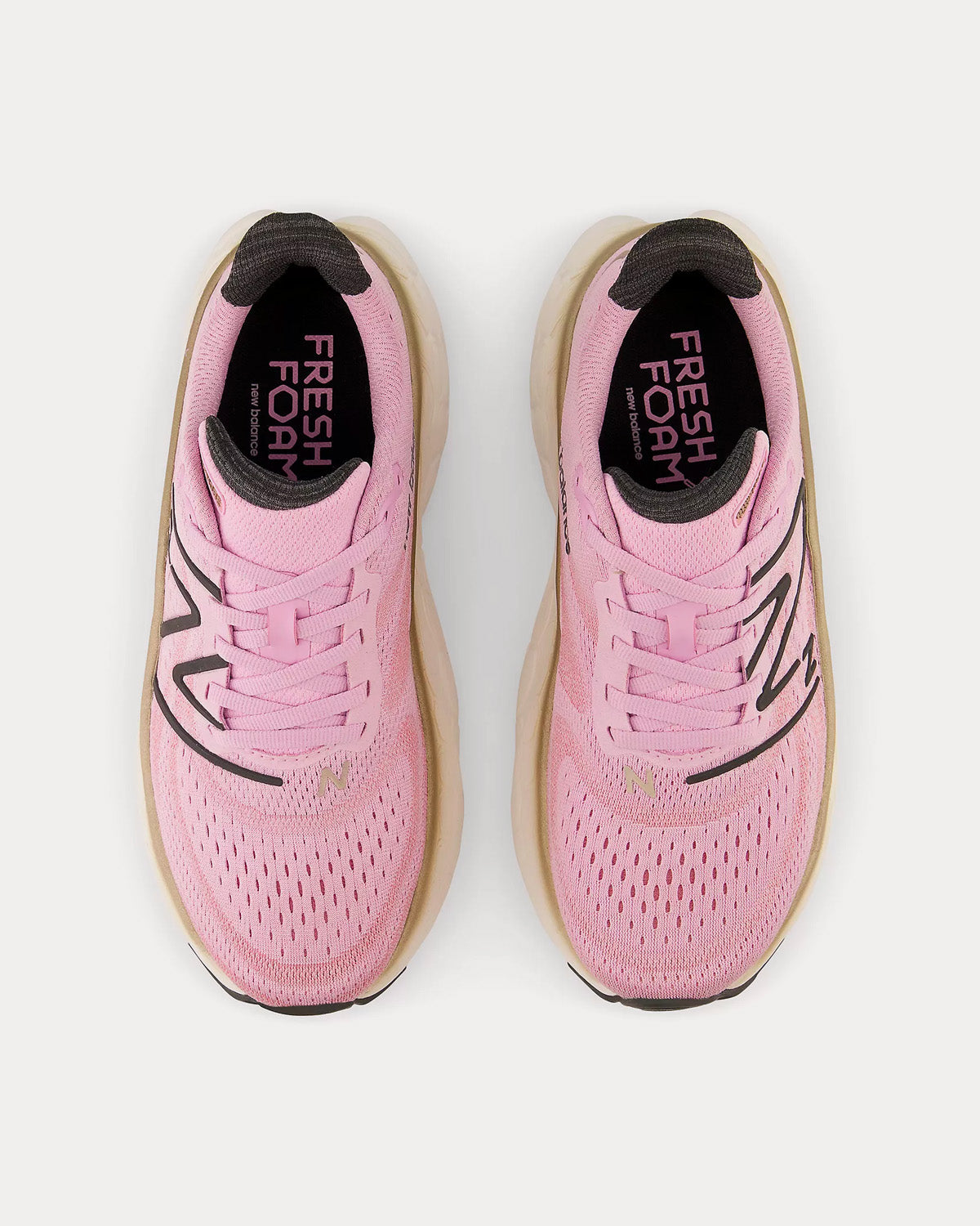 New Balance Fresh Foam X More v4 Lilac Cloud with Blacktop and Light ...