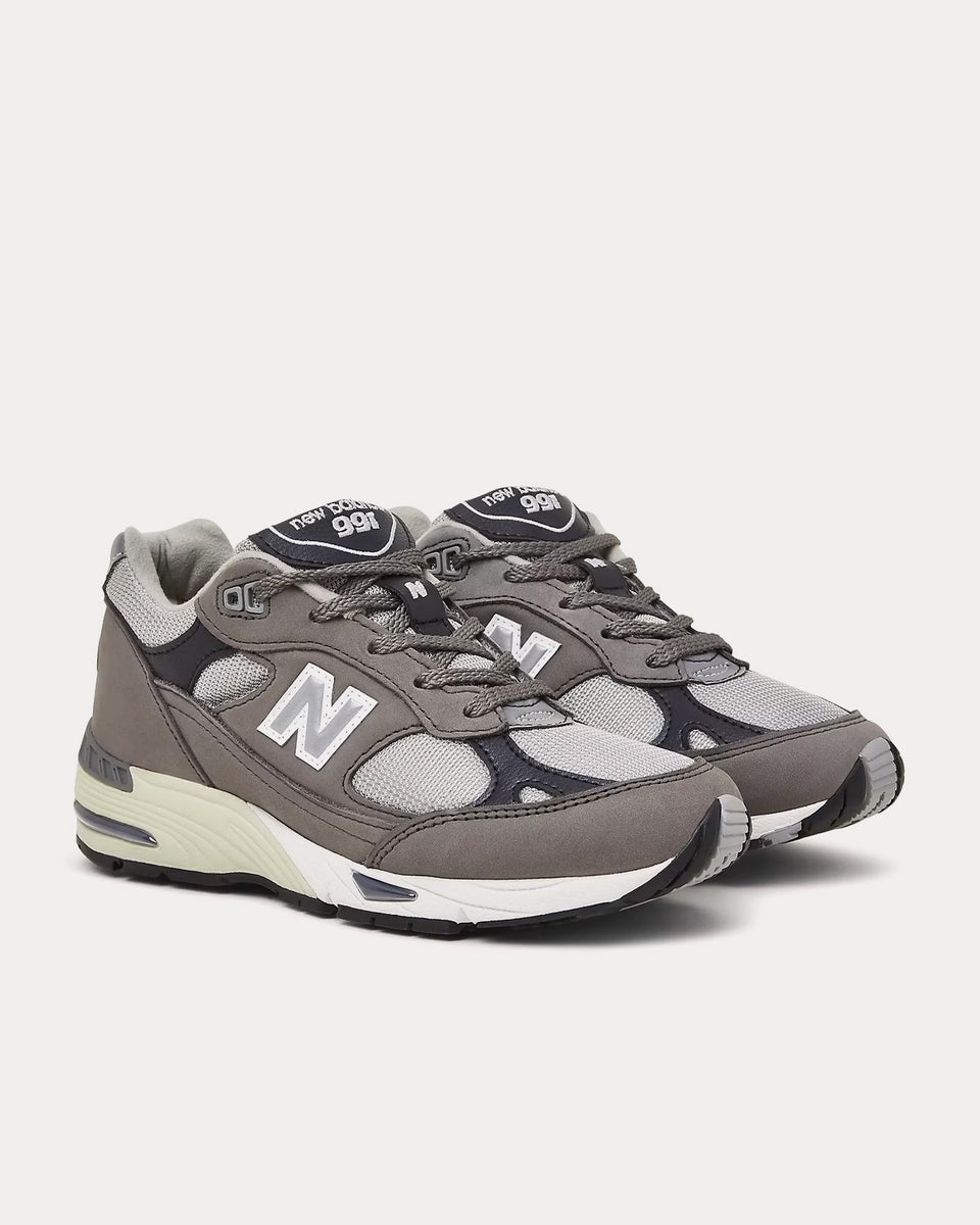 New Balance MADE in UK 991 Castle Rock / Navy / White Low Top Sneakers ...