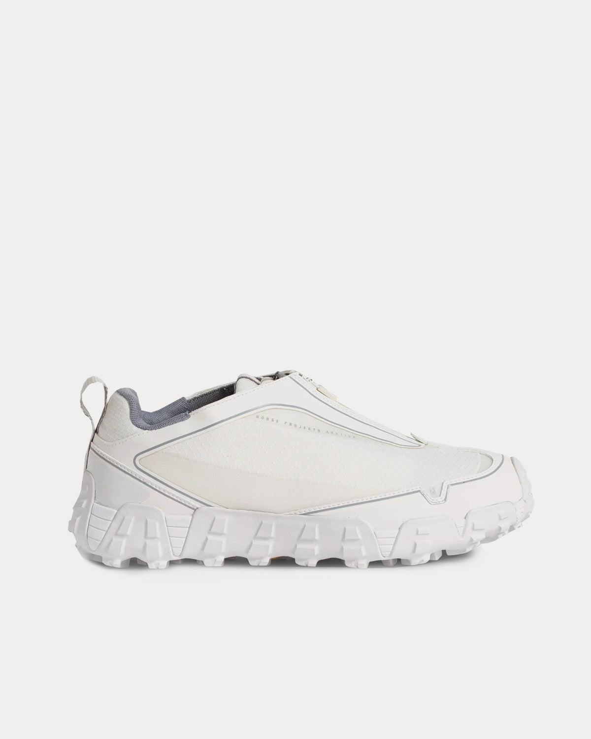 Norse Projects Men's ARKTISK Zip Up Runner White Running Shoes