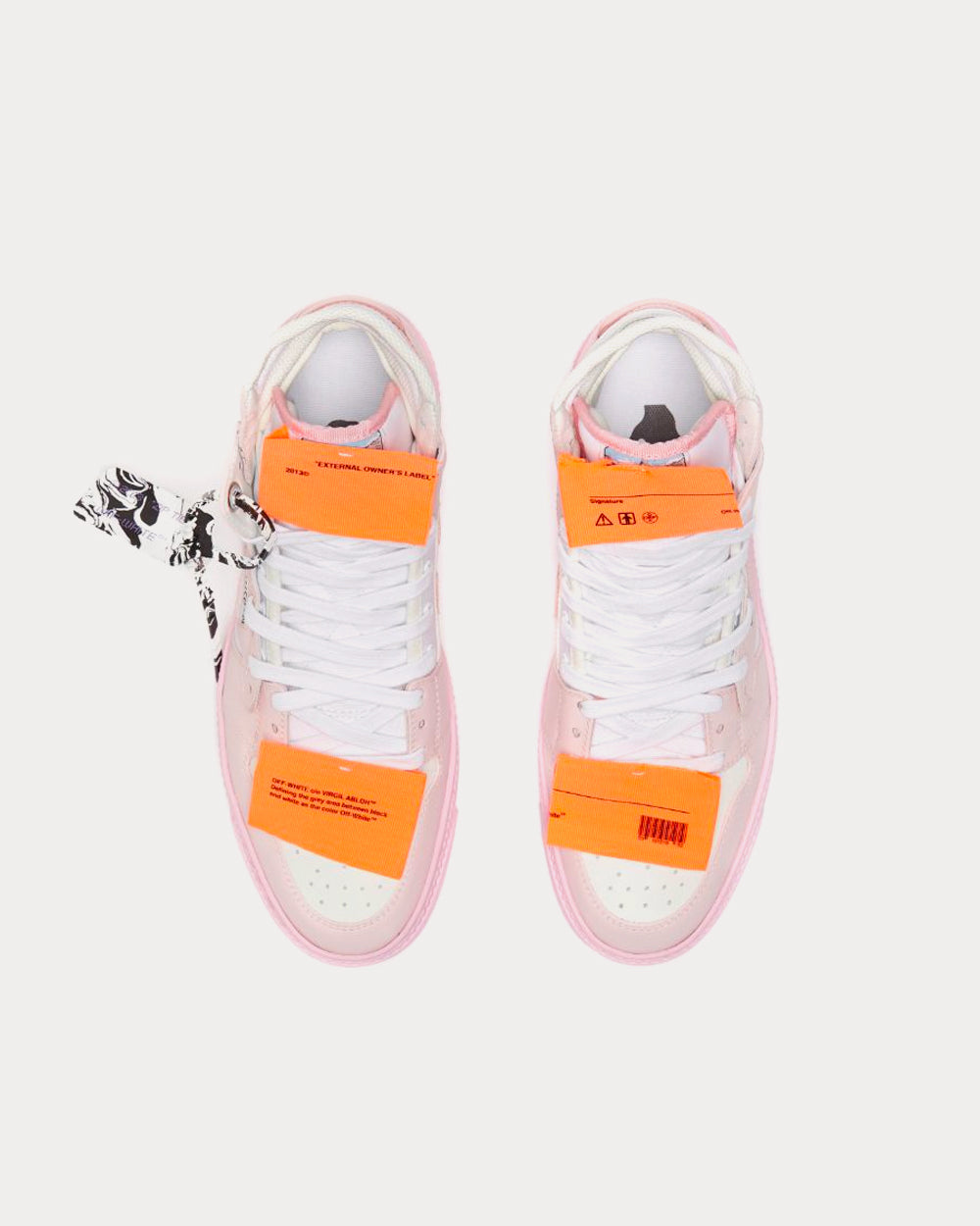 Off-White Women's Off-Court 3.0 Pink High Top Sneakers & Trainers