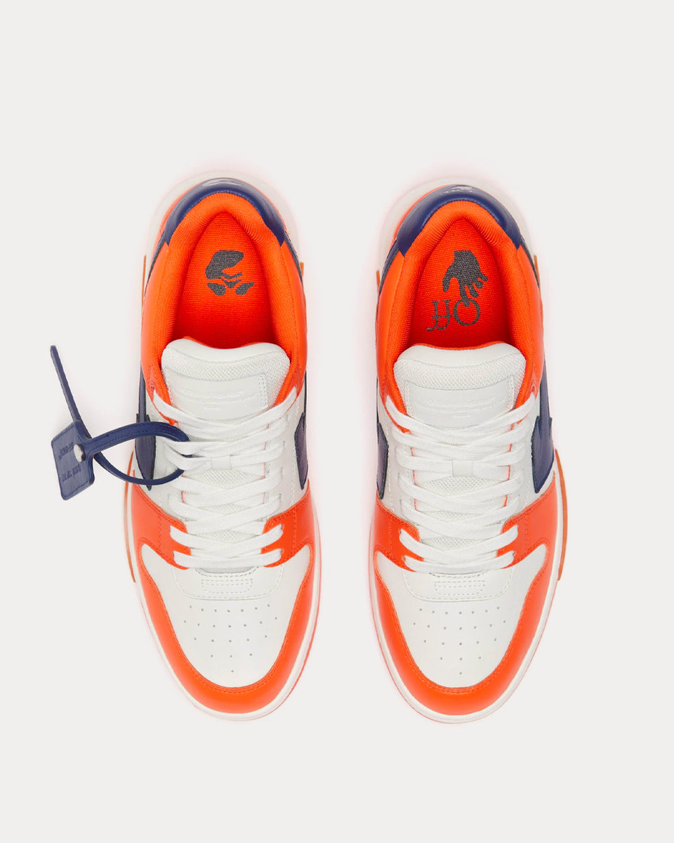 Off-White "OOO" Out of Office Orange / Blue Low Top Sneakers - Sneak in ...